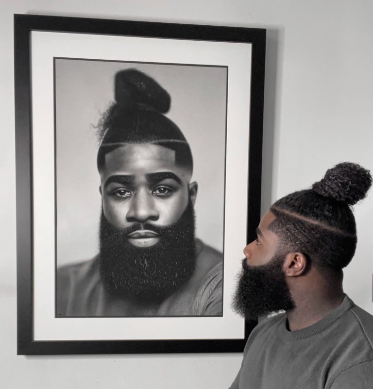 New Kelvin Okafor Self Portrait - Kelvin Okafor Art
