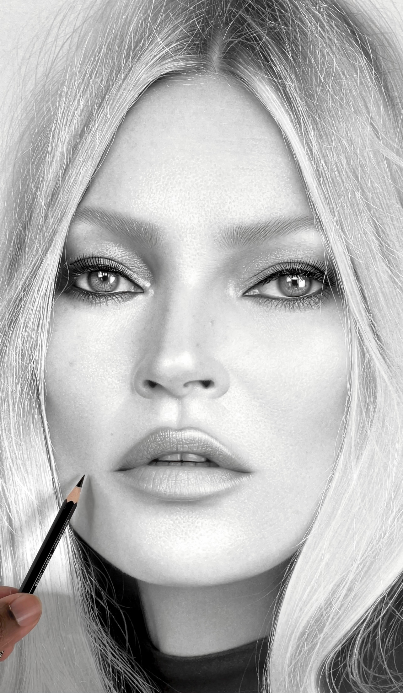 Kate Moss The Heroin Chic - Kelvin Okafor Art