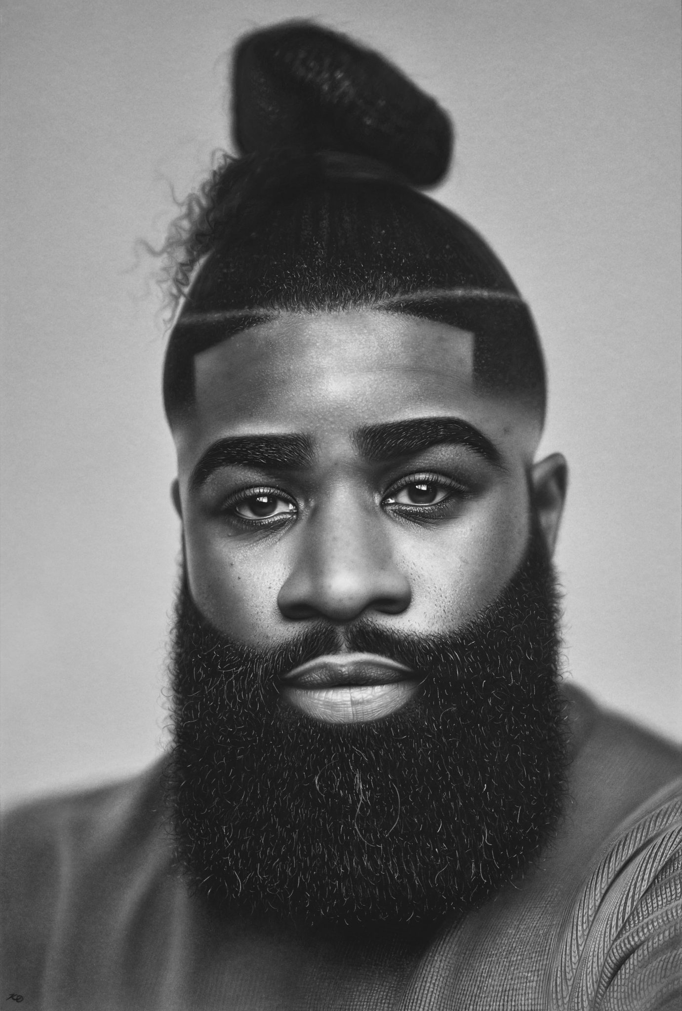 III (Self Portrait) - Kelvin Okafor Art