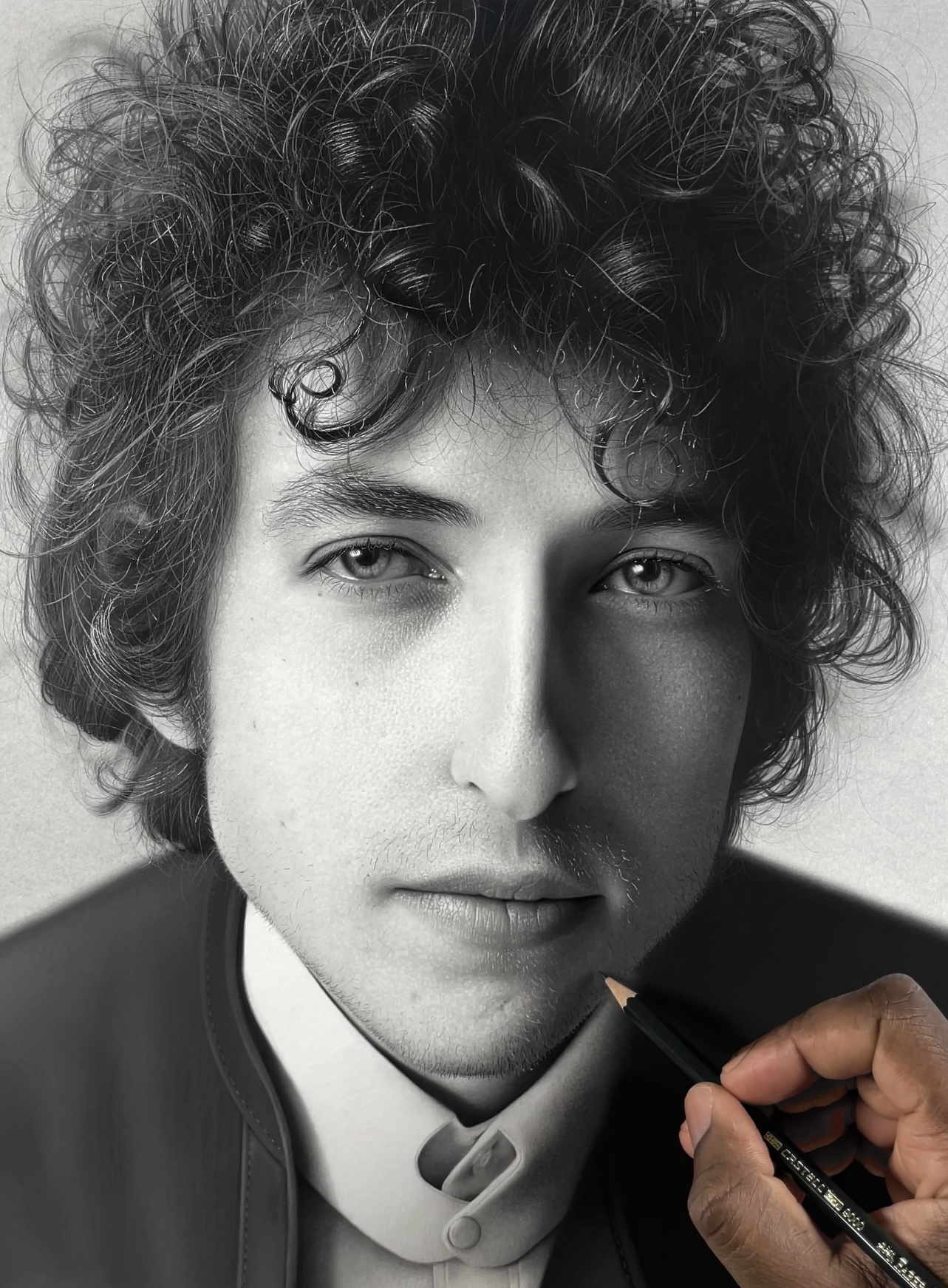 Bob Dylan Portrait - Kelvin Okafor Art